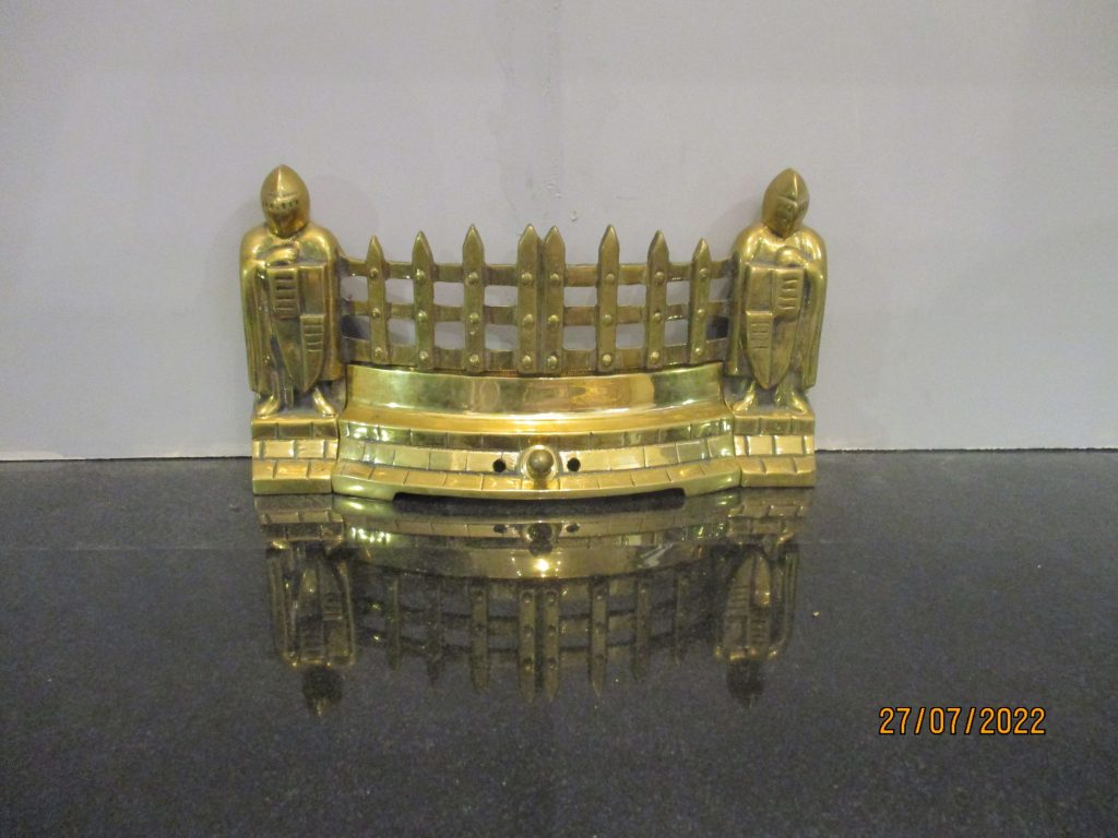 Brass Medieval Front Bars - Embers Installations Ltd